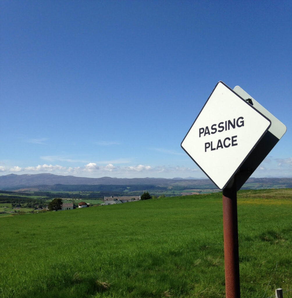 Passing Place - Moniack Mhor